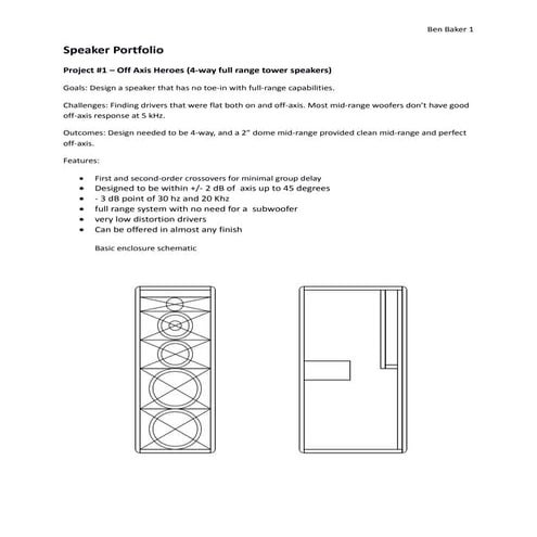 Portfolio_Ben Baker | PDF | Digital Audio | Computer Software and ...