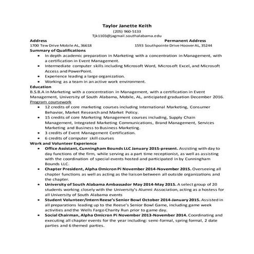 My New Resume | PDF