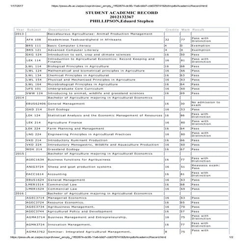 AcademicRecord | PDF