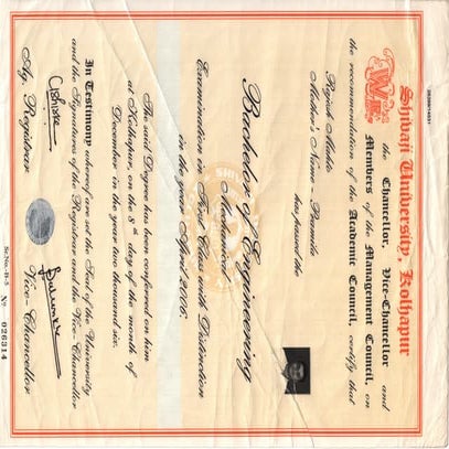 ENGINEERING CERTIFICATE | PDF