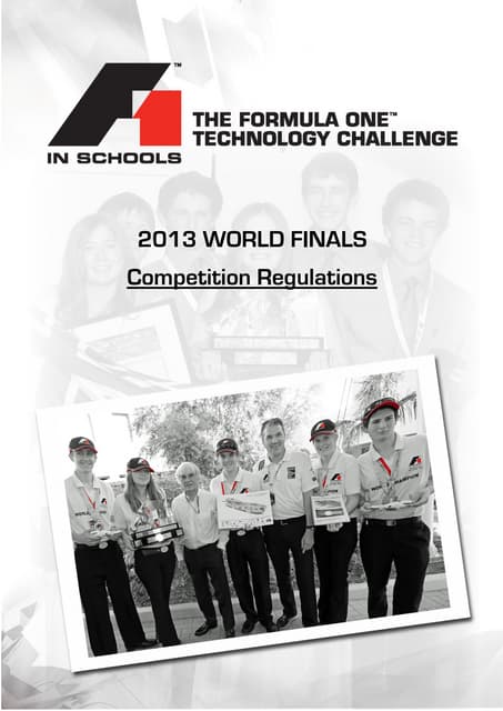 F1 in schools 2014 2015 technical regulations | PDF