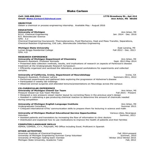 BlakeCarlsonResumeENG | PDF