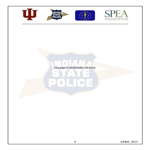 FINAL Indiana State Police Body CamProject | PDF