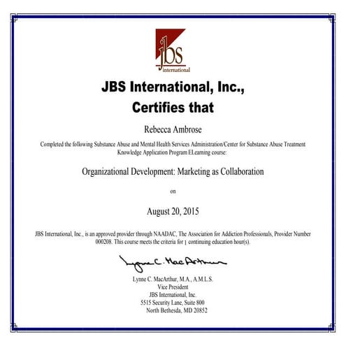 Positive Youth Development Certificate | PDF