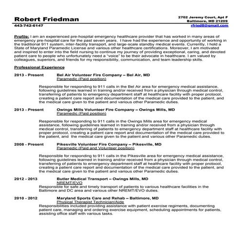 David W Phillips resume update | DOCX