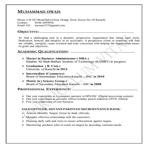 Muhammad owais | DOCX