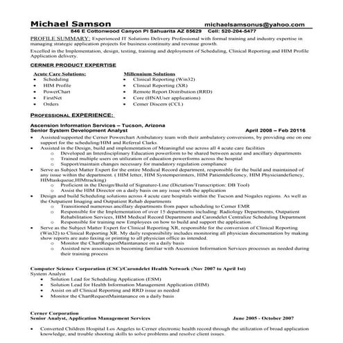 Samson Resume New | DOC