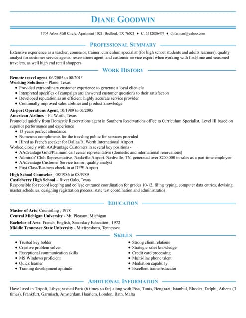 Patti - Resume | PDF