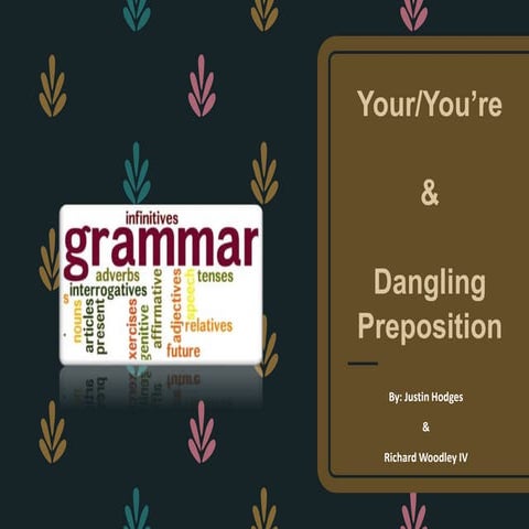 Grammar Presentation Version 2 | PPTX
