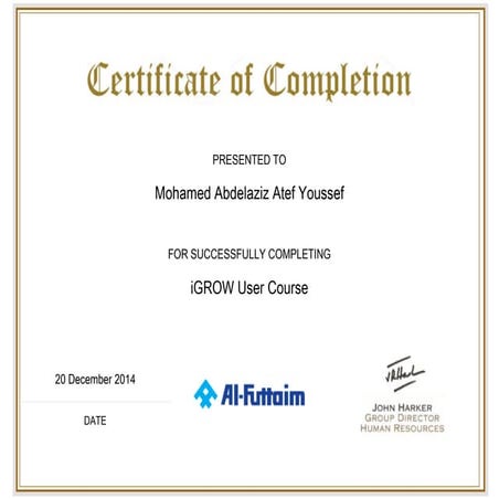 iGROW User Course | PPT