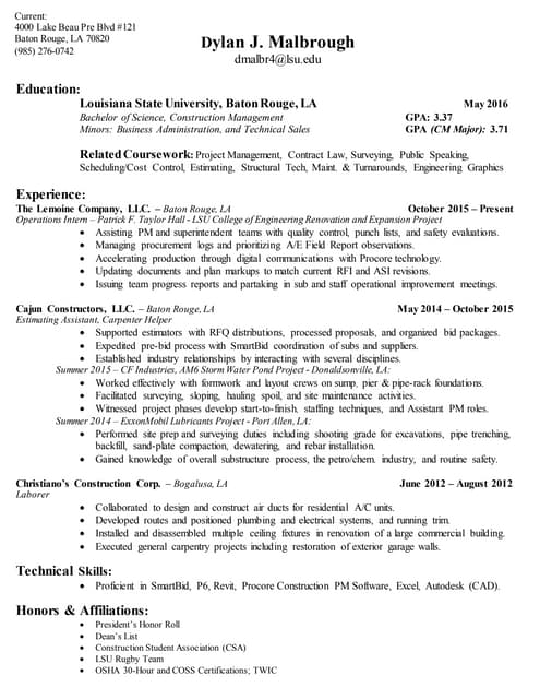 Bo Resume | PDF