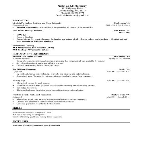 Corbin Curry Resume | PDF