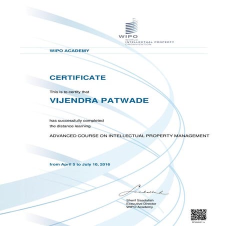 certificate-IPR-Mgt | PDF