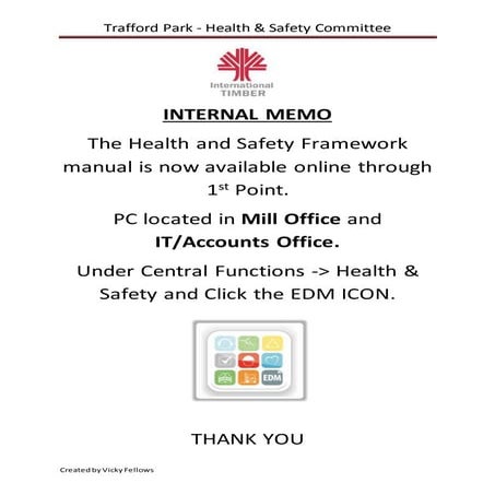 INTERNAL MEMO | DOCX