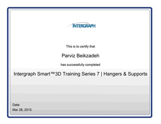 Intergraph Smart 3D Training Electrical | PPT