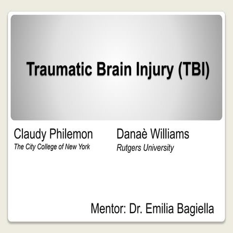 Traumatic_Brain_Injury_TBI Slides F | PPTX