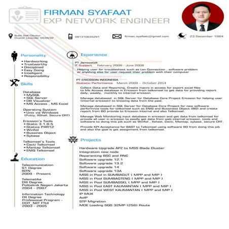 CV Firman Syafaat | PDF