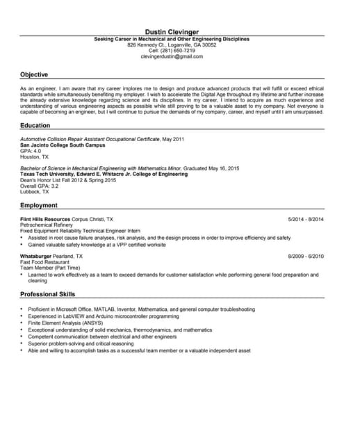 DEVIN RESUME 2017 | DOCX