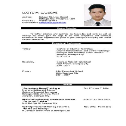 LLOYD UPDATED RESUME | DOCX