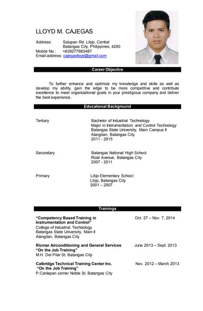 EUGENE LAPITAN RESUME | PDF