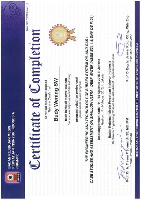 mtu certificate | PDF