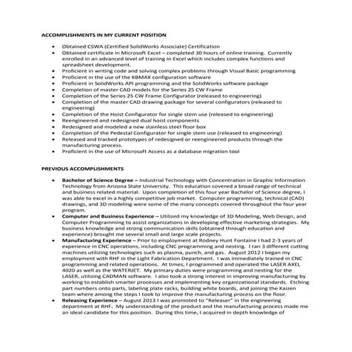 Mason Wagner Resume 4-28-15 2 | PDF