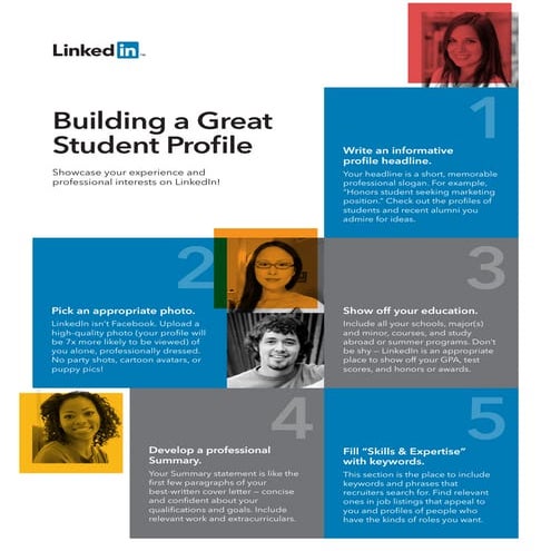 How To Build a Great Student LinkedIn Profile