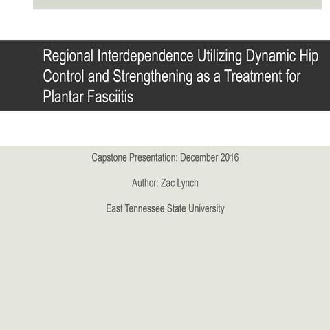 Regional Interdependence of LE Pathology | PPT