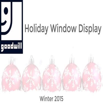 GoodWill Window | PPTX