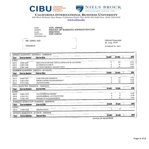 Letterhead Transcript | PDF