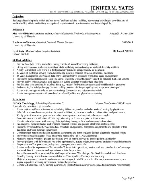 Janette Lee Carosone Resume (1) | DOCX | Healthcare Industry | Industries