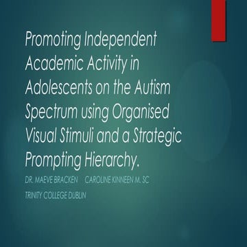 Kinneen DBA Presentation (2) | PPT | Special Education | Education