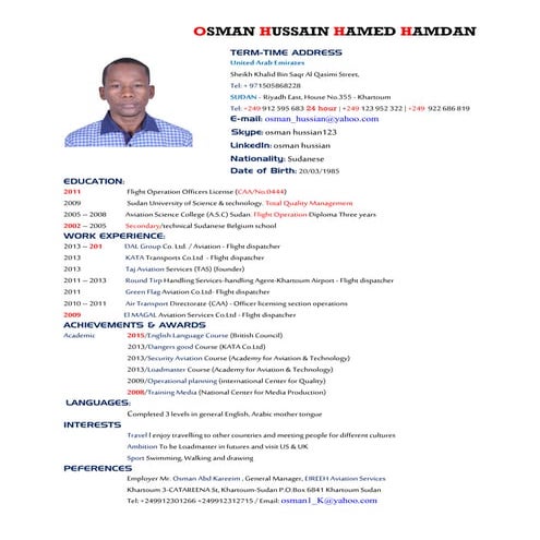 C.V Osman 2015 | PDF