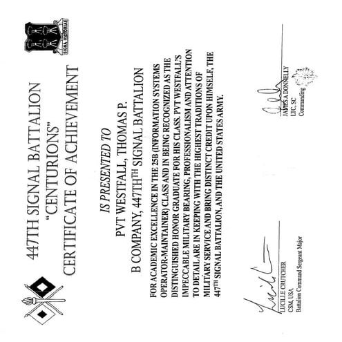 Distinguished Honor Grad Award | PDF | Free Download