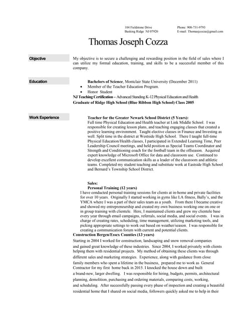 Michael_Morris_Resume | DOCX | Sports