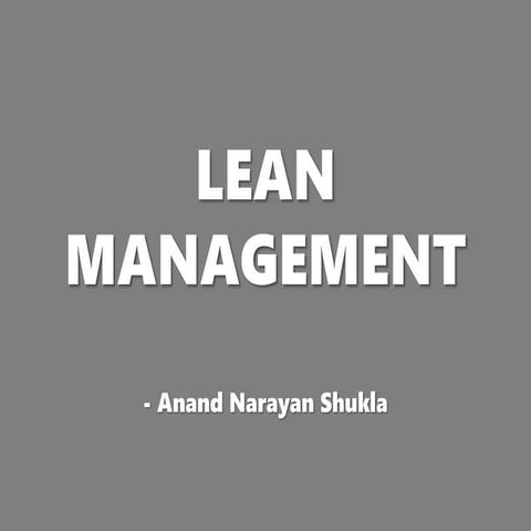 Lean Presentation | PPTX
