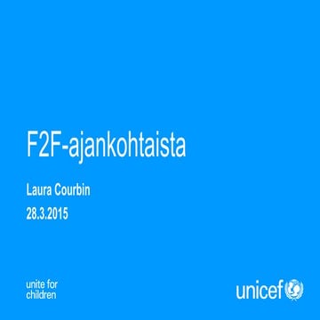 Kevätkoulutus 2015: F2F-ajankohtaista | PPTX