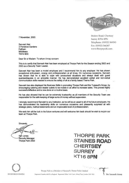 Thorpe Park Task A | PPT