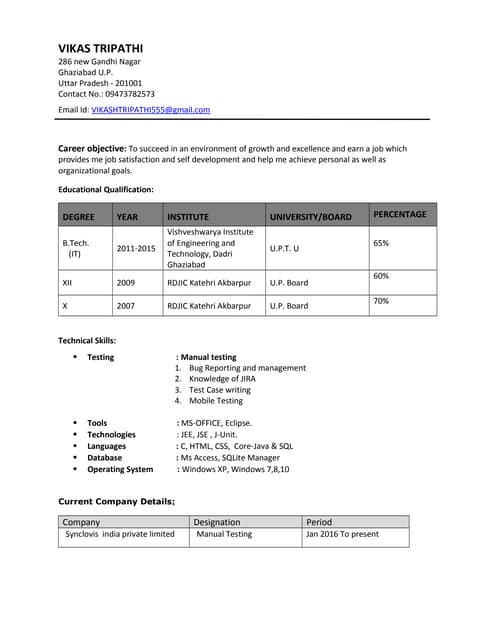 Resume_kavita | PDF