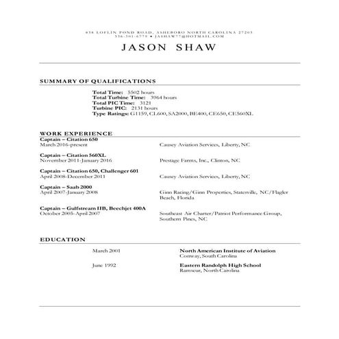 Jason Shaw resume 1 | DOCX