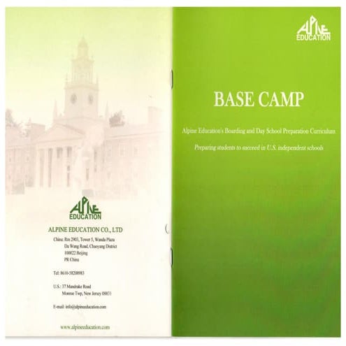 Base Camp Brochure | PDF