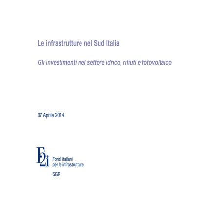 F2i - Partecipazioni Terzo Fondo | PDF