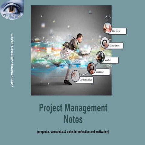 Project Management Notes - a field guide for project managers or ...
