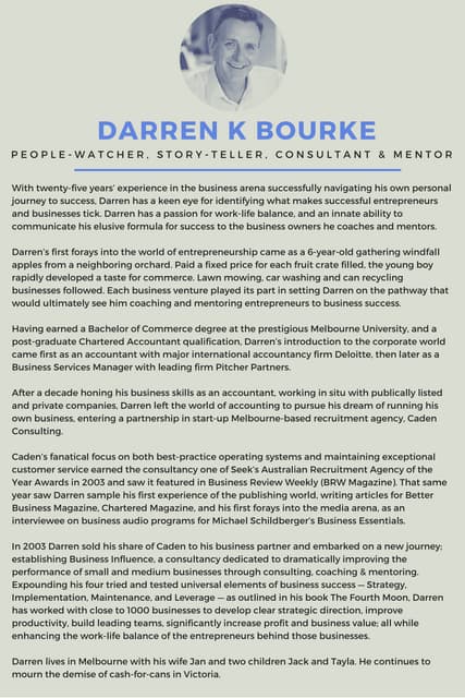Darren Bourke presentations