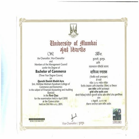 Convocation Certificate[2] | PPT