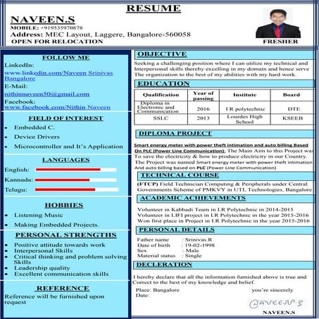 Naveen REsume | PDF