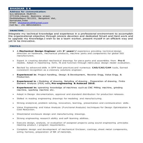 BHASKAR-CV | DOCX