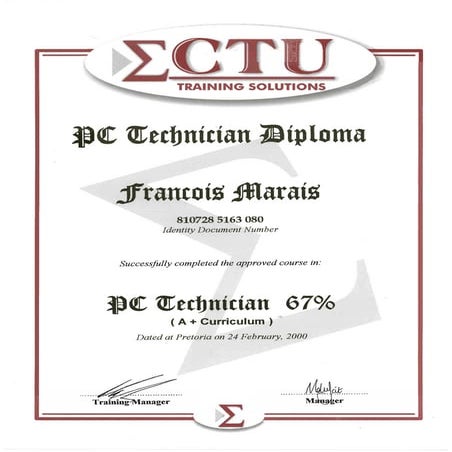 CTU - PC Technician | PDF