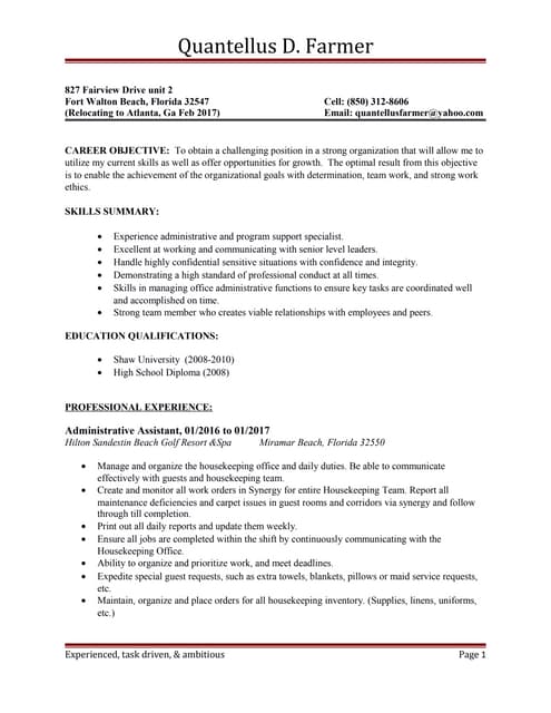 Joy Stevens Resume | PDF