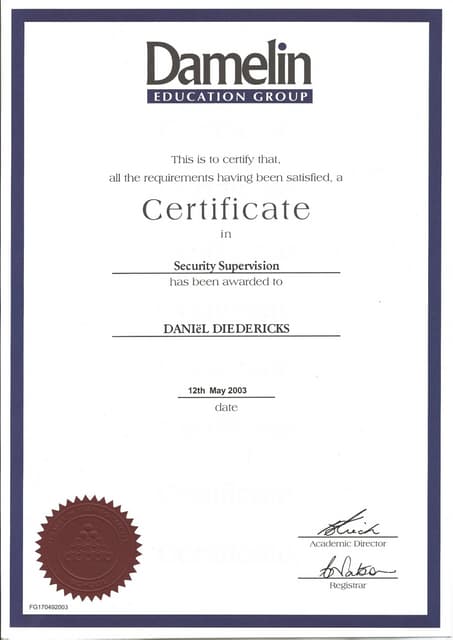 Introduction to Samtrac Training Course - NOSA | PDF